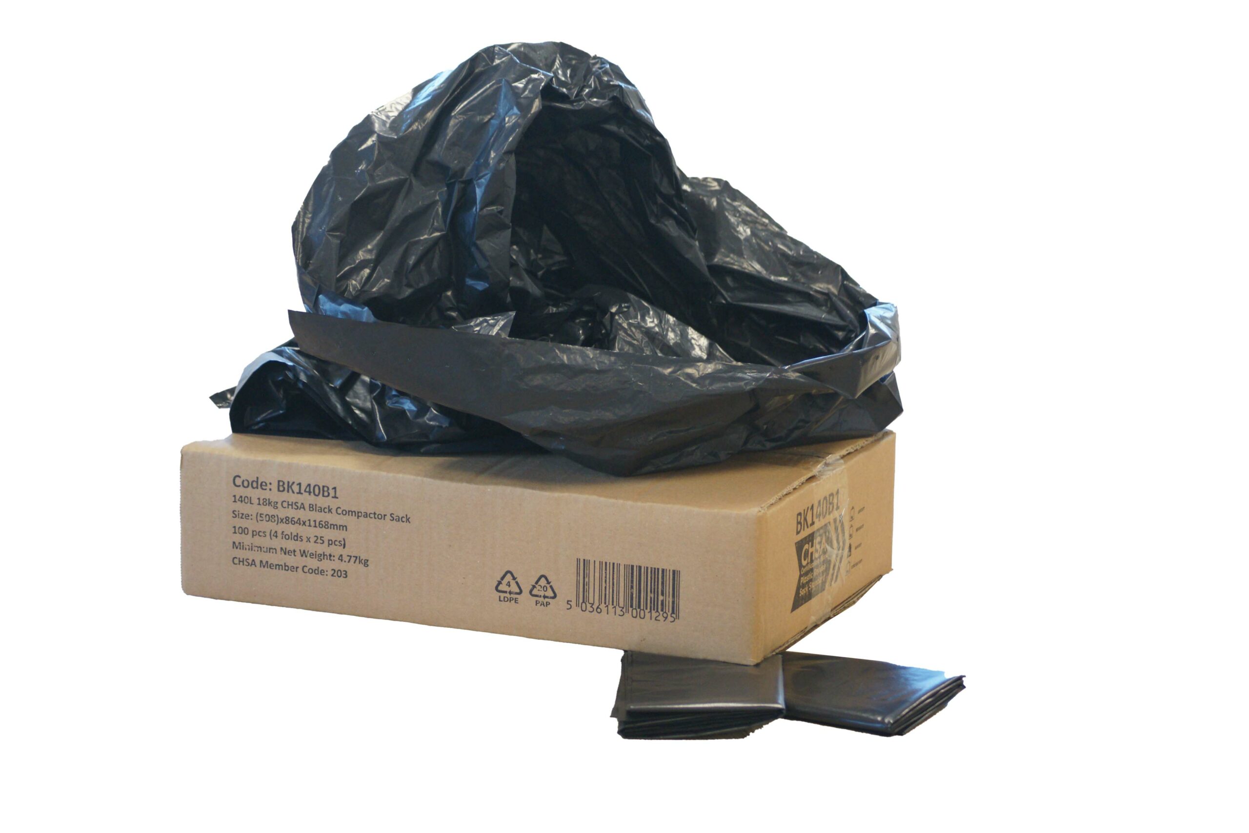 240L Wheeled Bin Liners