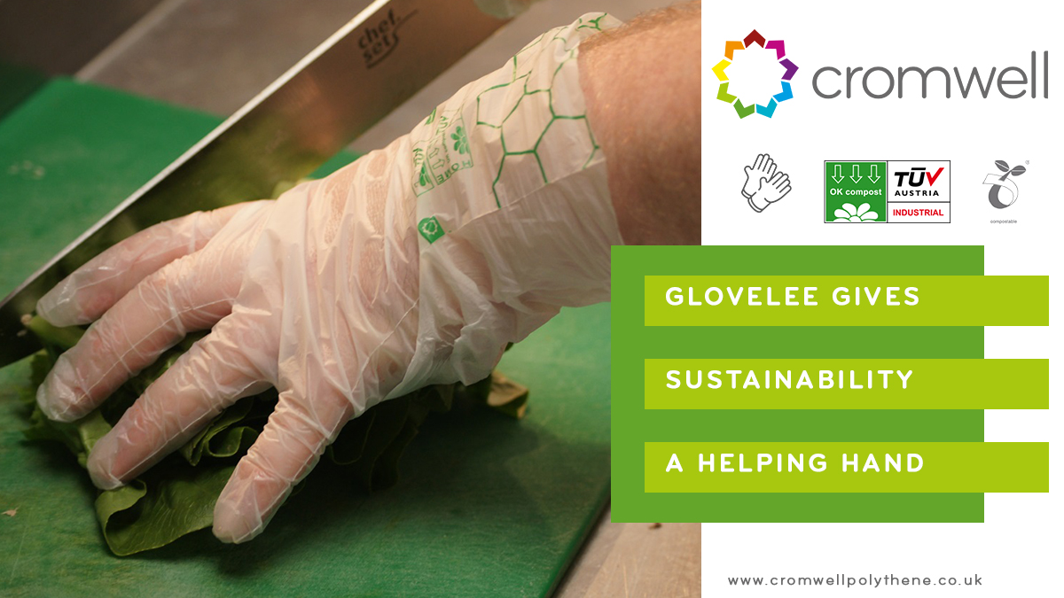 Compostable gloves give resource efficiency a helping hand